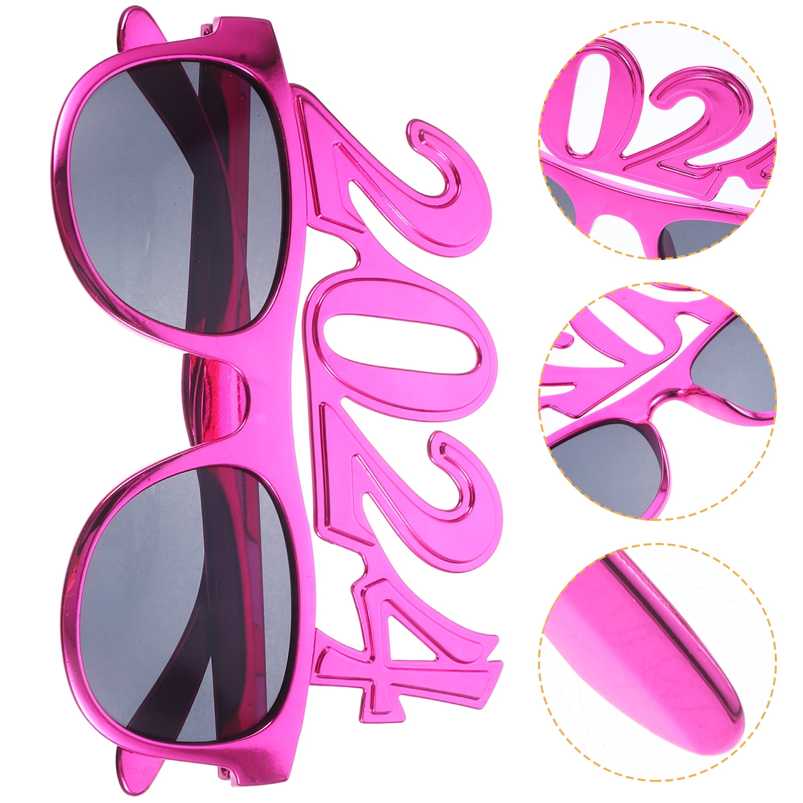 New Year Themed Party Supplies Photo Prop Numbers Glasses Miss Red ...