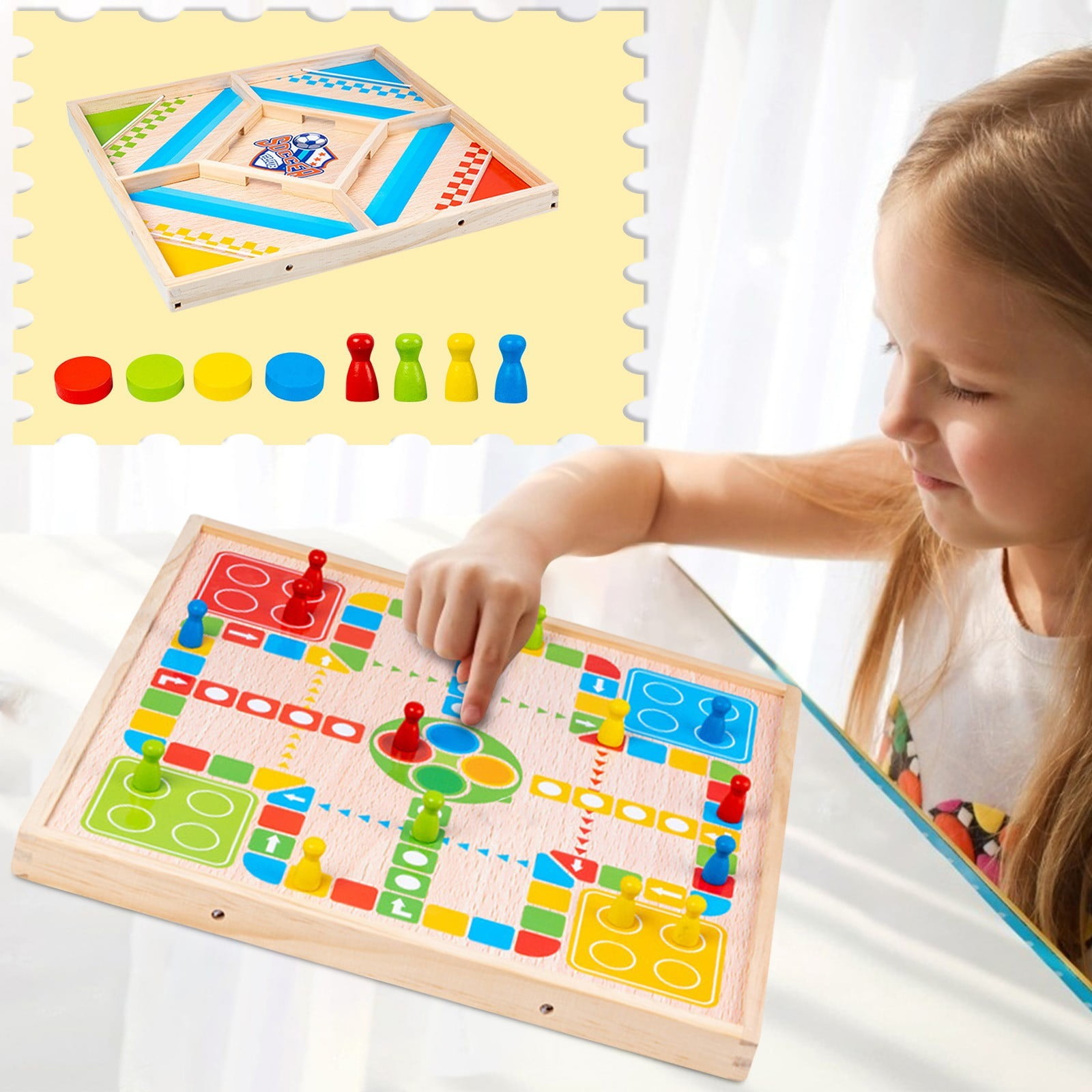 New Year Toys Desktop Play Chess Parent-Child Interactive Chess Table ...