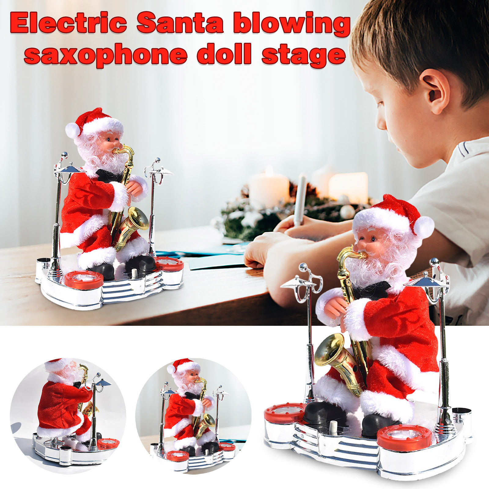New Year Toys Singing Santa Claus And Dancing Santa Claus Play ...