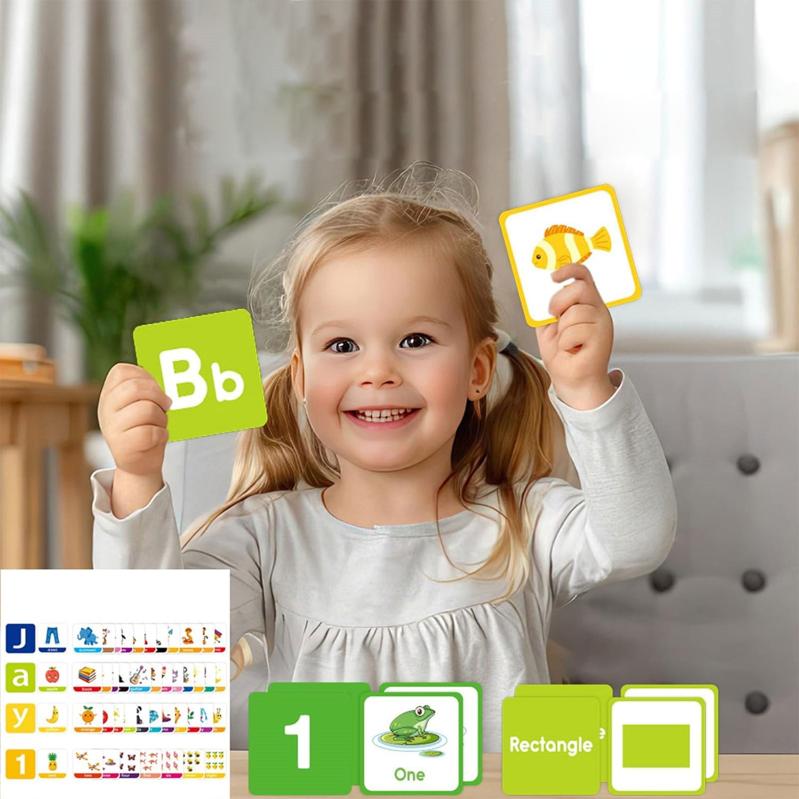 New Year Toys！ Toys Alphabet Flash Cards Learn Letter Flash Cards Toddler Flash Cards 60 Double ...