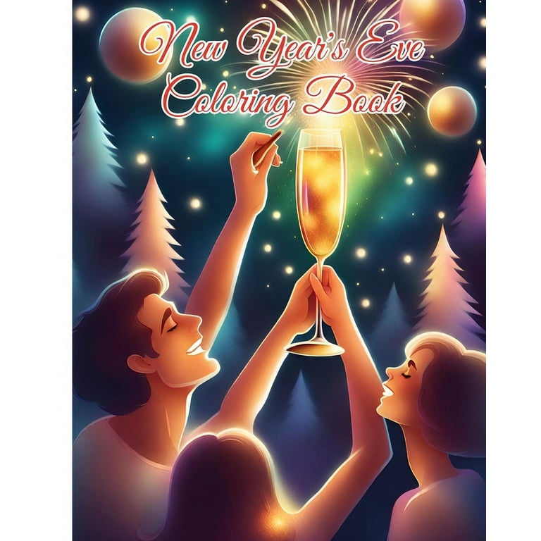 new years eve coloring book