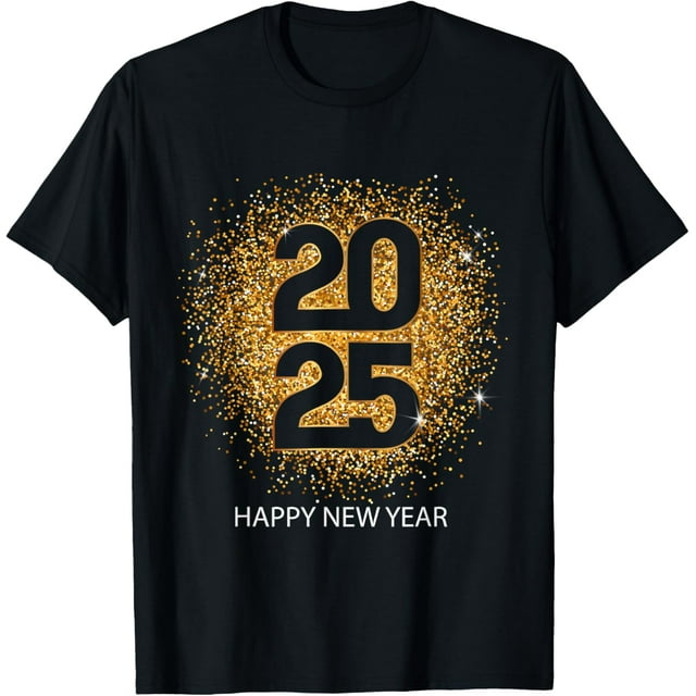 New Year's Eve Party Happy New Year 2025 Loading Confetti T-Shirt ...