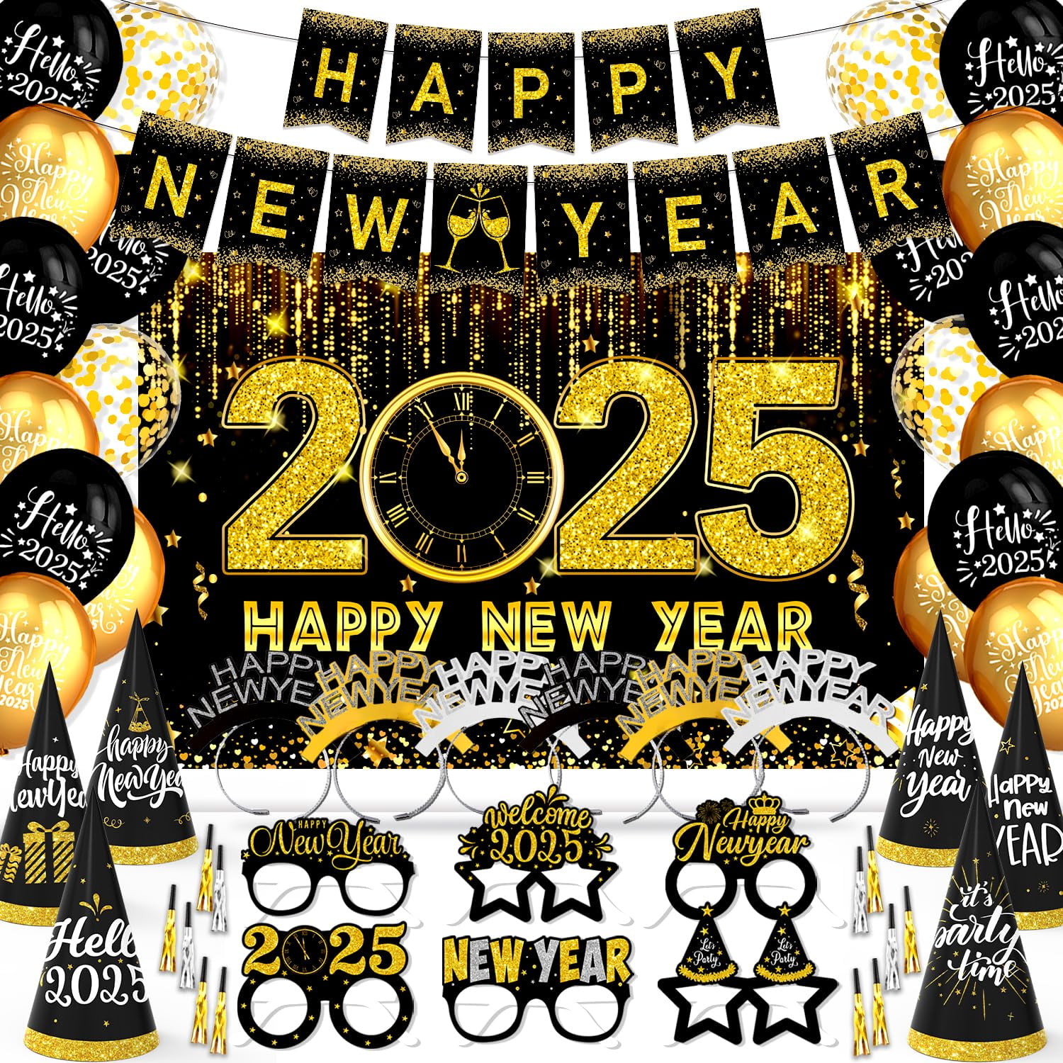 Nye Decor Happy Diwali Banner – Party Decorations, Cardstock Banner ...
