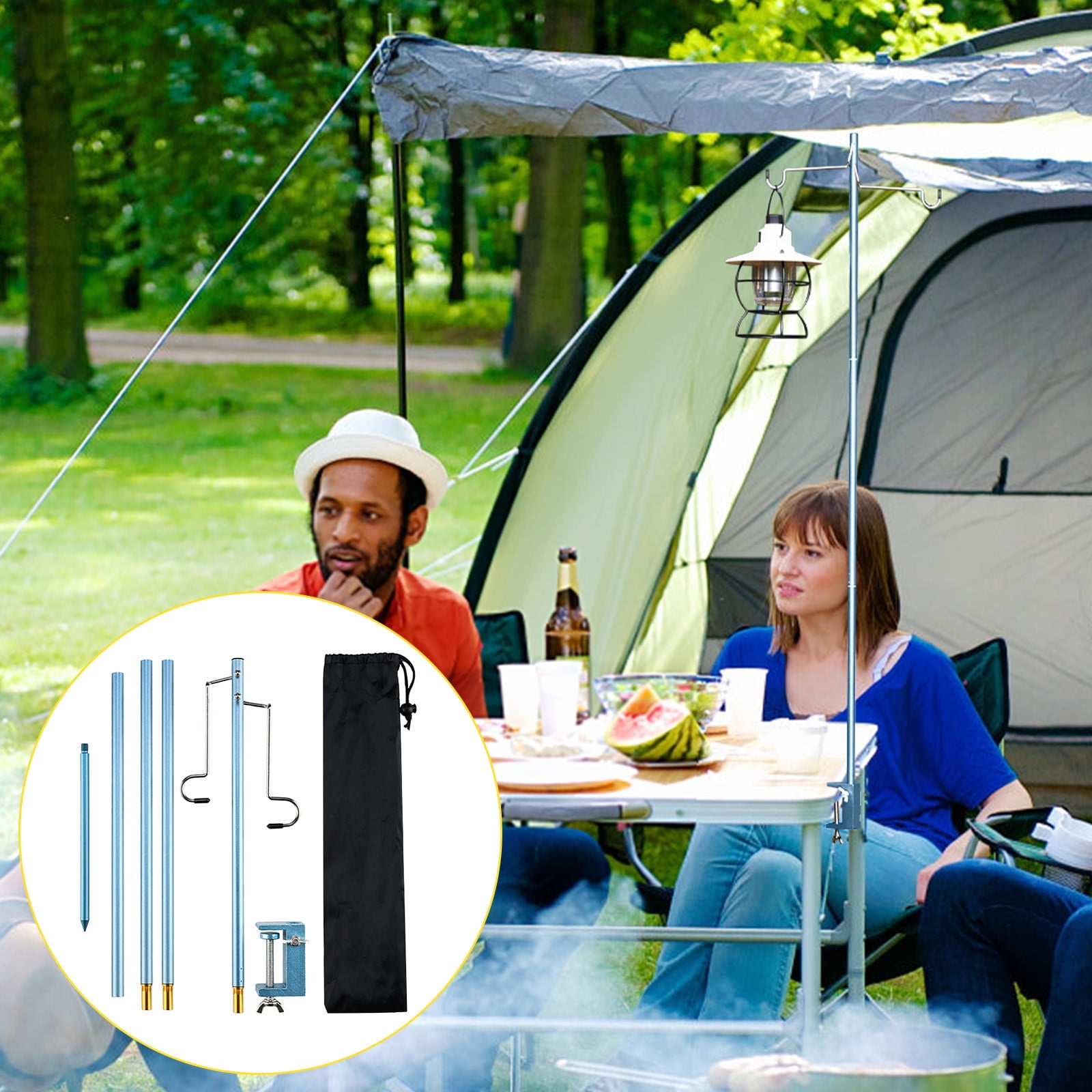 WQJNWEQ Back to School Portable Collapsible Lantern Pole with Stake ...