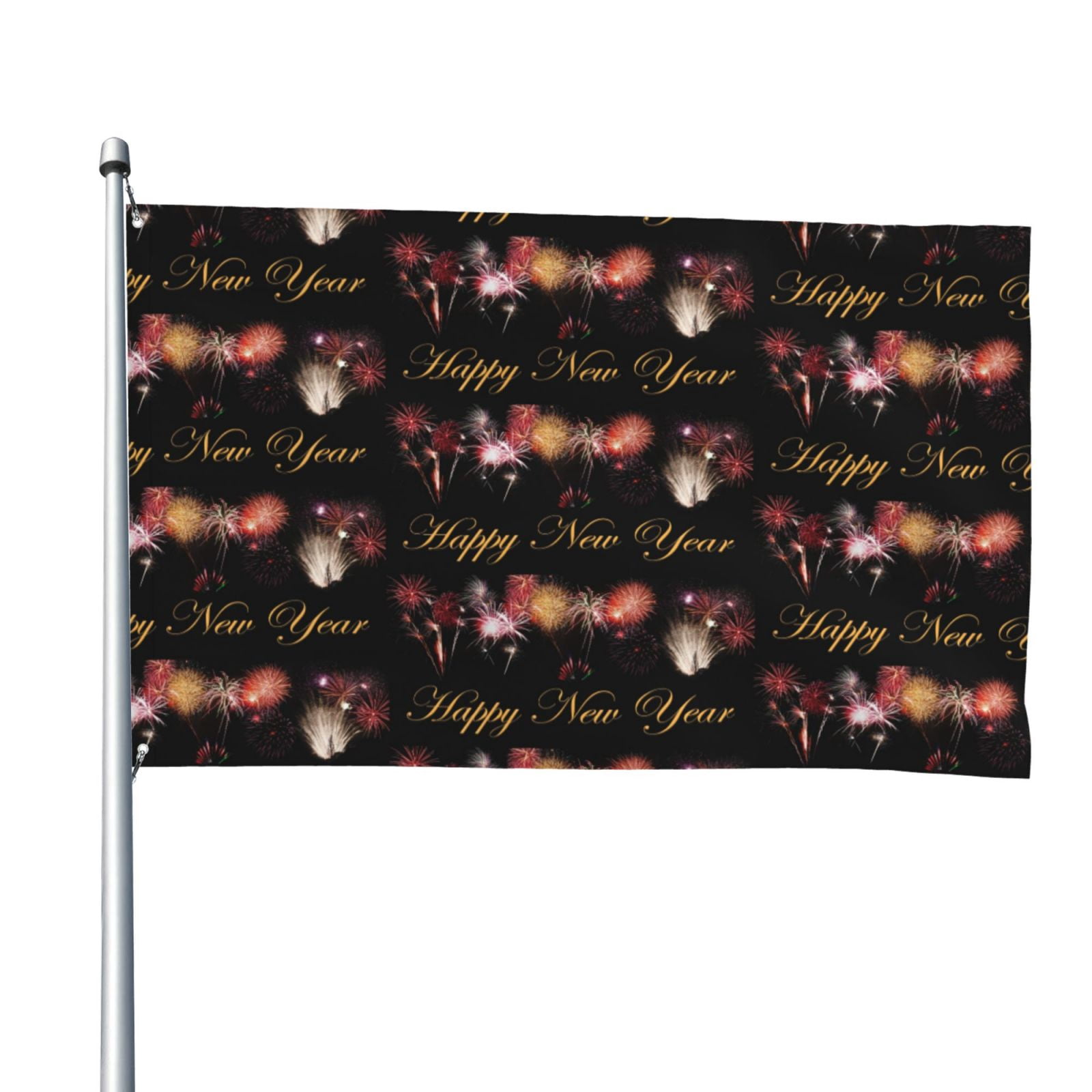 New Years Eve Flag 4x6 Ft Big Flag For Outdoor Indoor Office Workplace ...