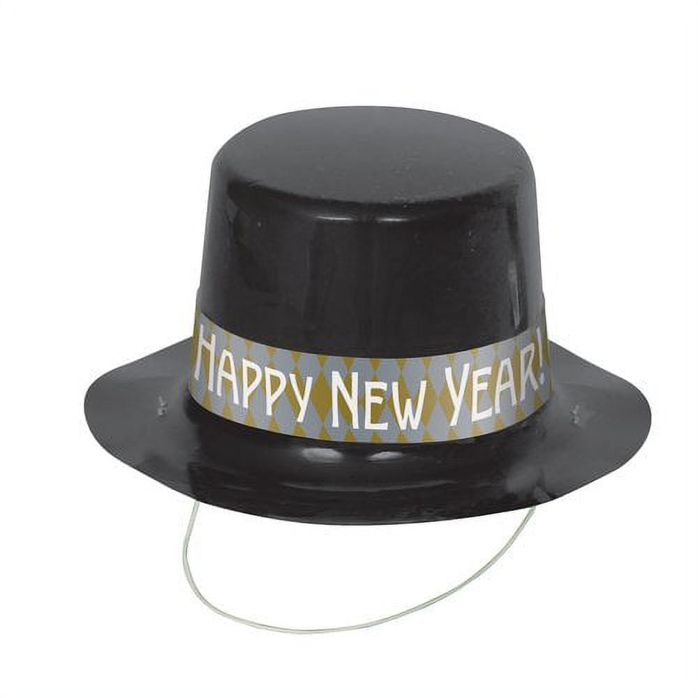 New Years Eve Mini Top Hats, 4-Count - Walmart.com