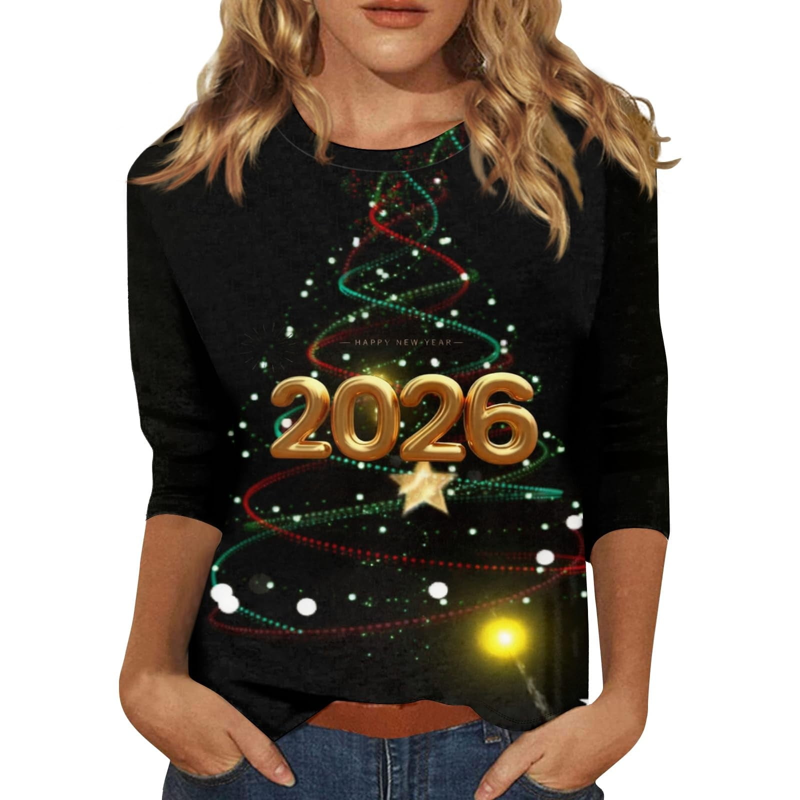 New Years Eve Shirt Women，2026 New Year Shirts New Year'S Eve Countdown ...