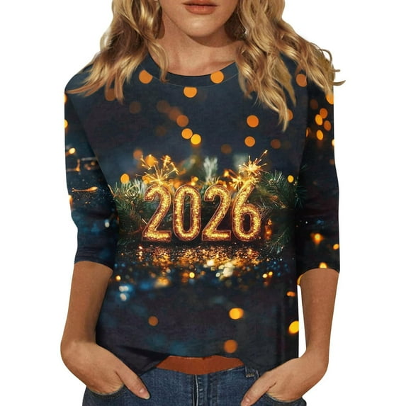 New Years Eve Shirt Women，2026 New Year Shirts New Year'S Eve Countdown ...