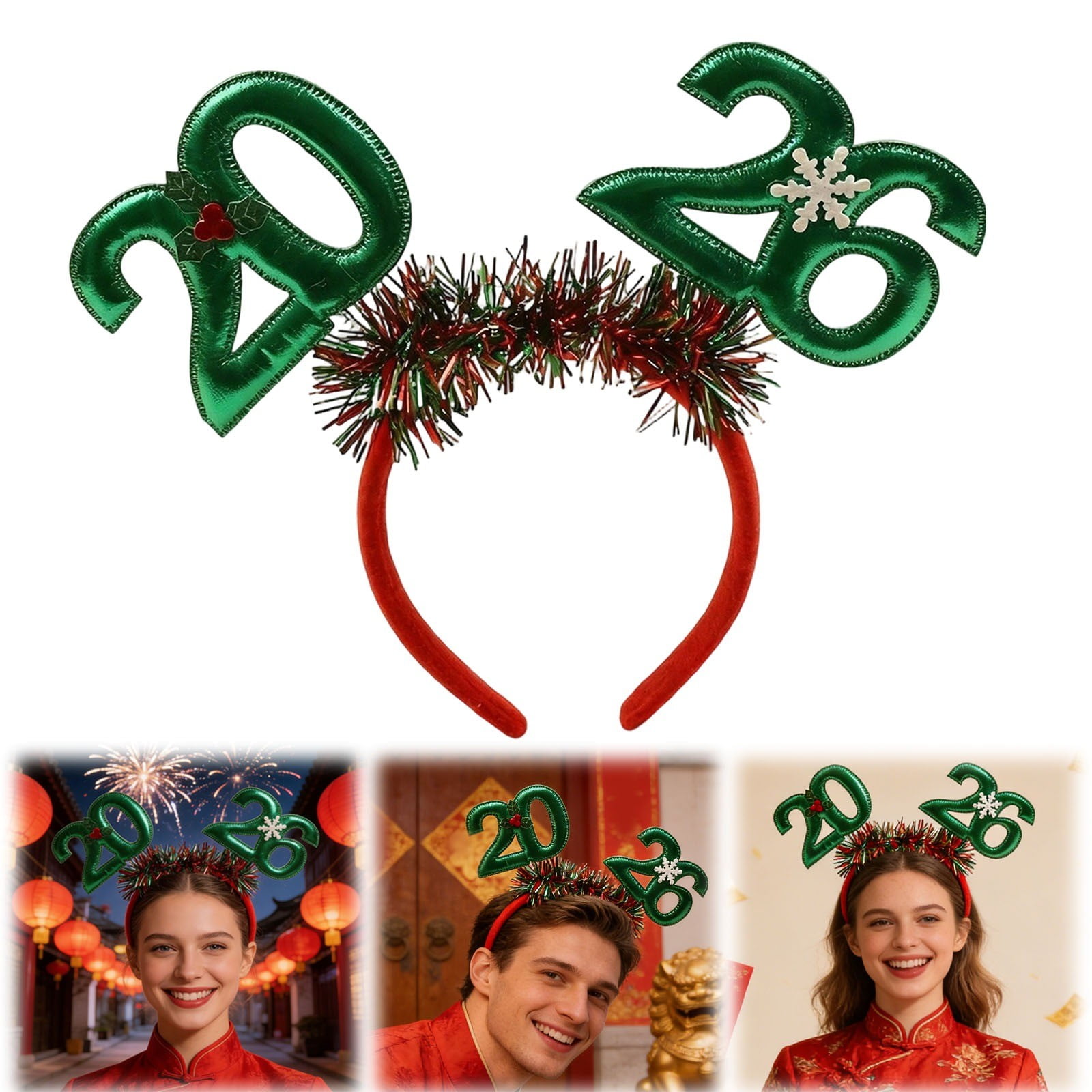 New Years Headbands for Women, New Year Headband 2026, New Years Eve ...