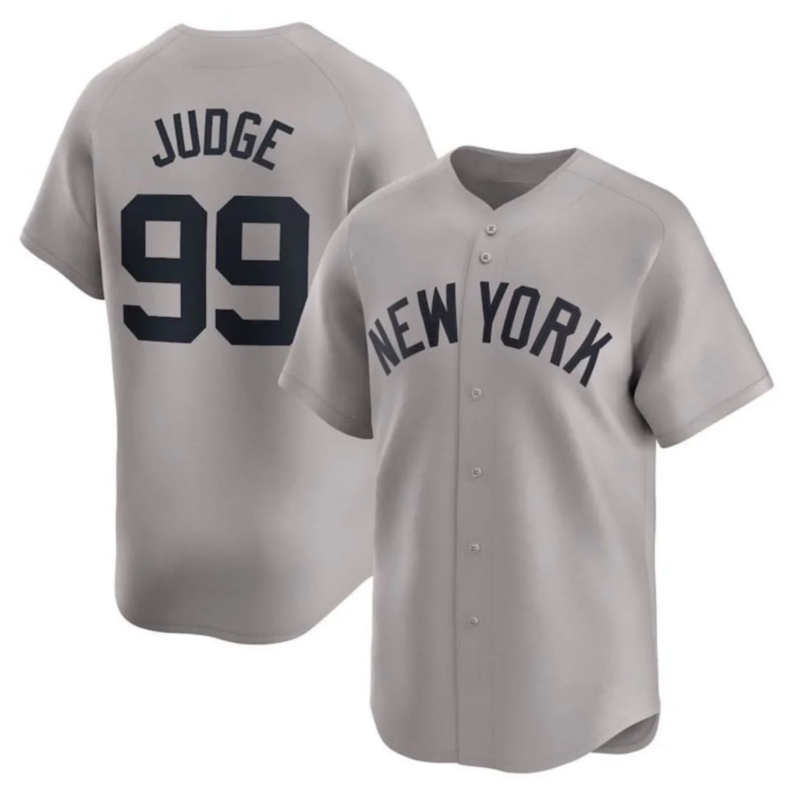 New York # 99 Judge Fans Apparel Baseball Jersey Home Shirt Player ...