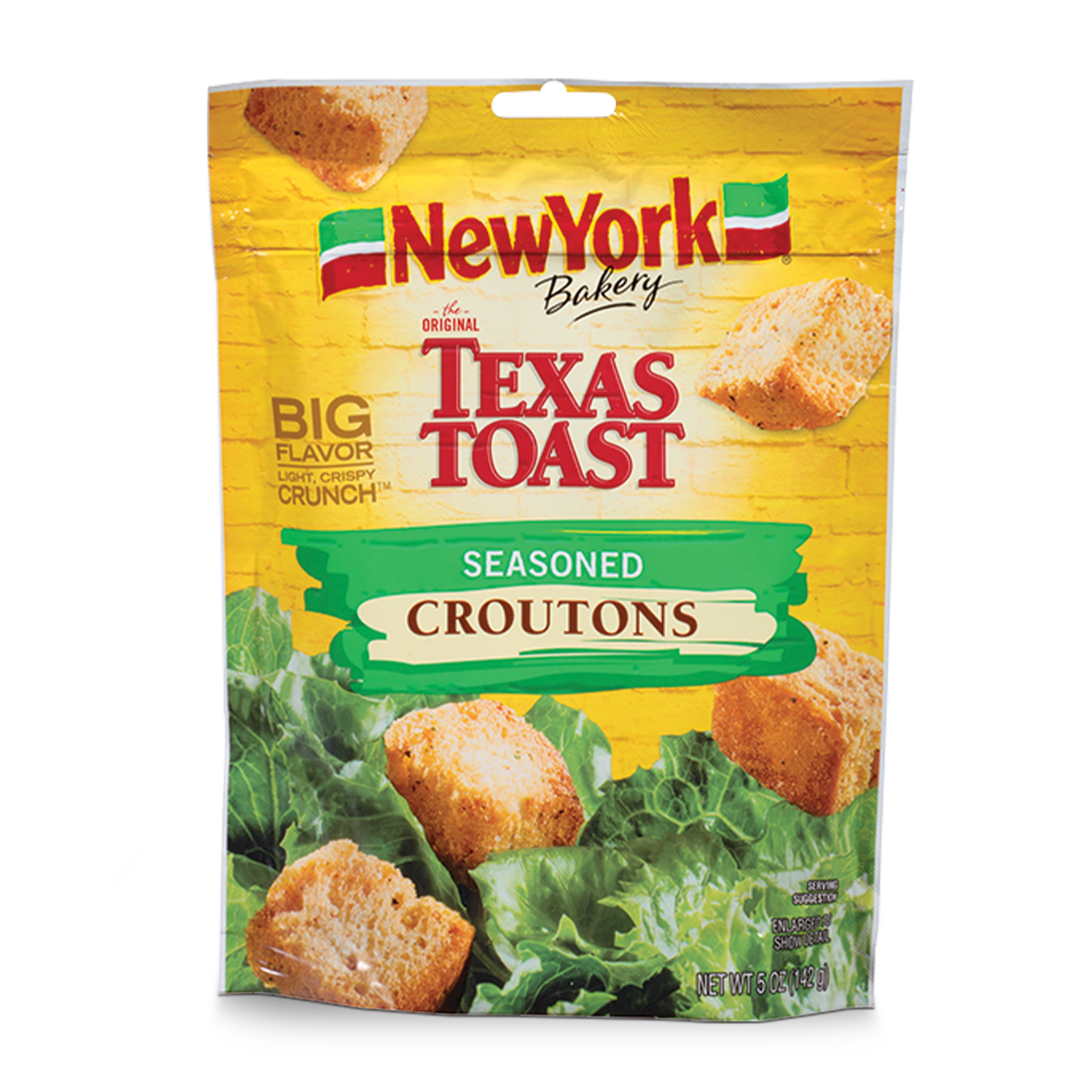 New York Bakery Texas Toast Fresh Garlic Seasoned Croutons, 5 oz. Bag ...