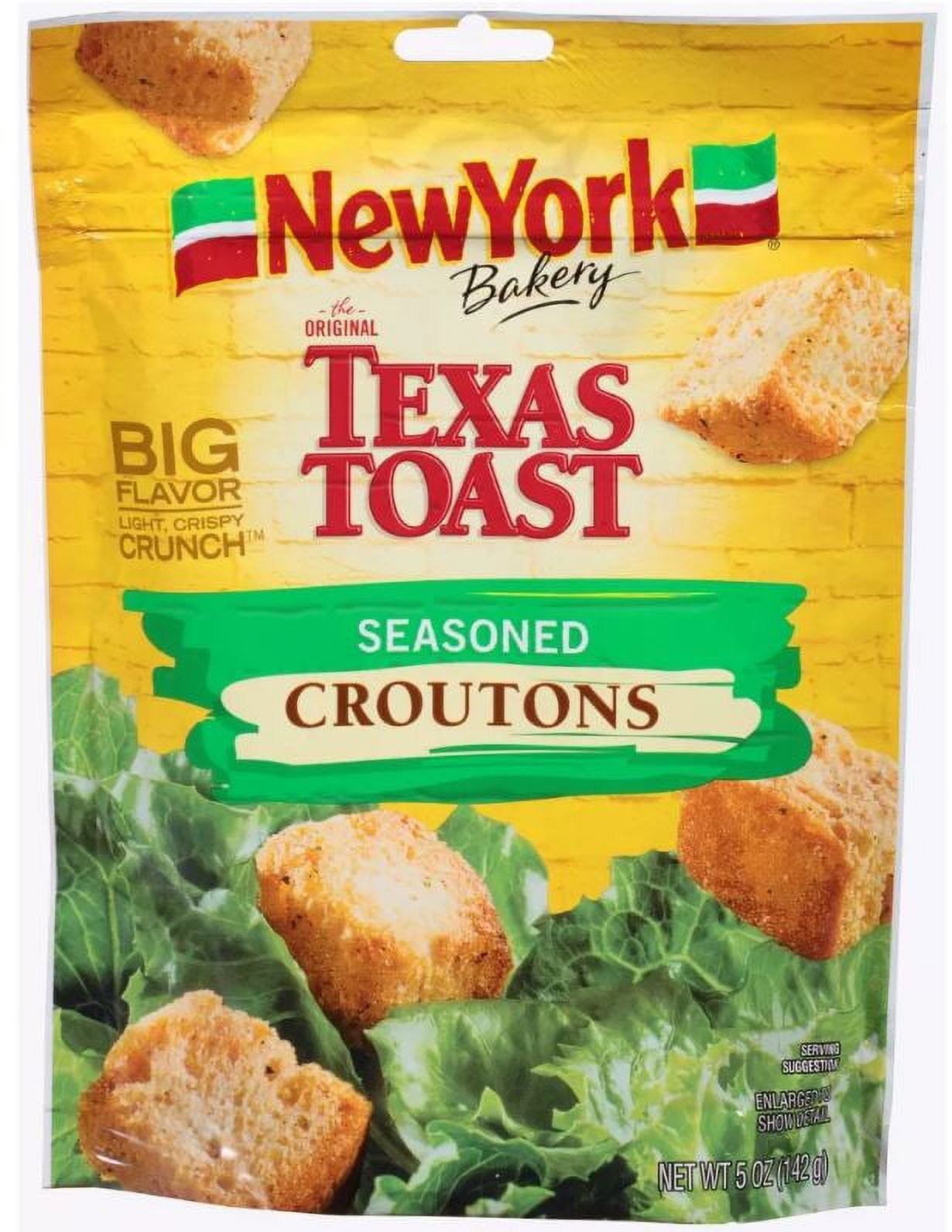 New York Bakery the Original Texas Toast Seasoned Croutons - 5oz (Pack ...