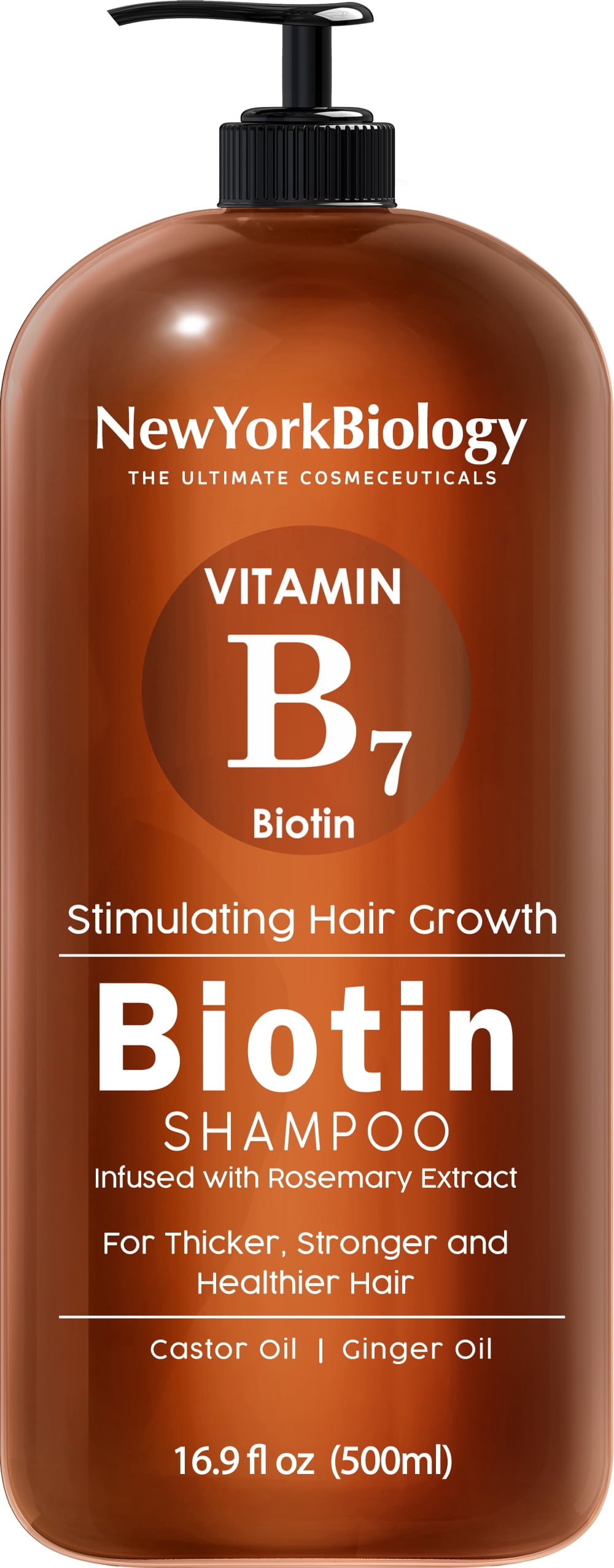 New York Biology Biotin Shampoo - Hair Growth & Volume for Men & Women ...