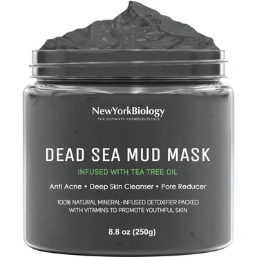 New York Biology Dead Sea Mud Mask - Pore Reducer, Acne Treatment, Skin ...