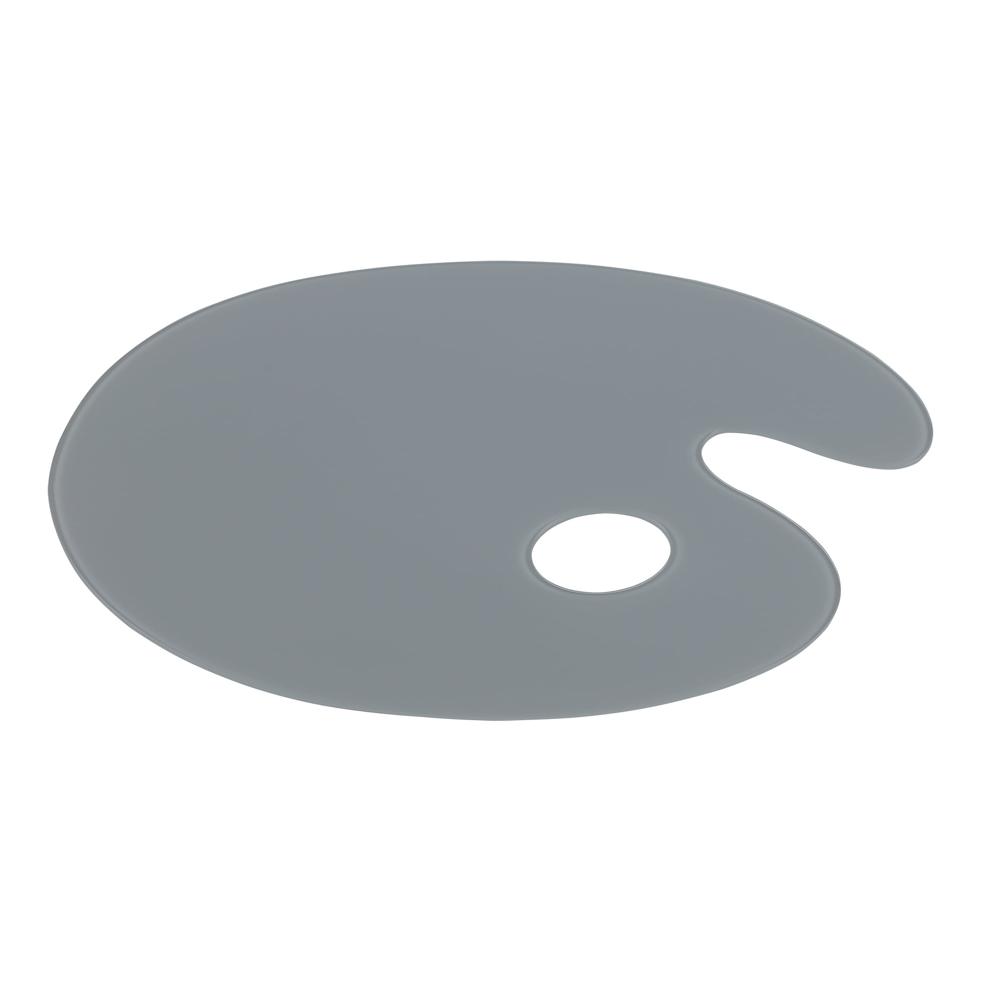 New York Central Grey Tempered Glass Palette 10x14" Oval – Scratch ...