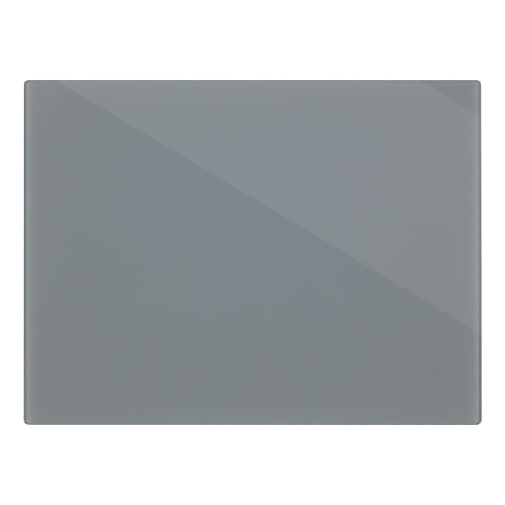 New York Central Grey Tempered Glass Palette 12x16" Tabletop Rectangle ...