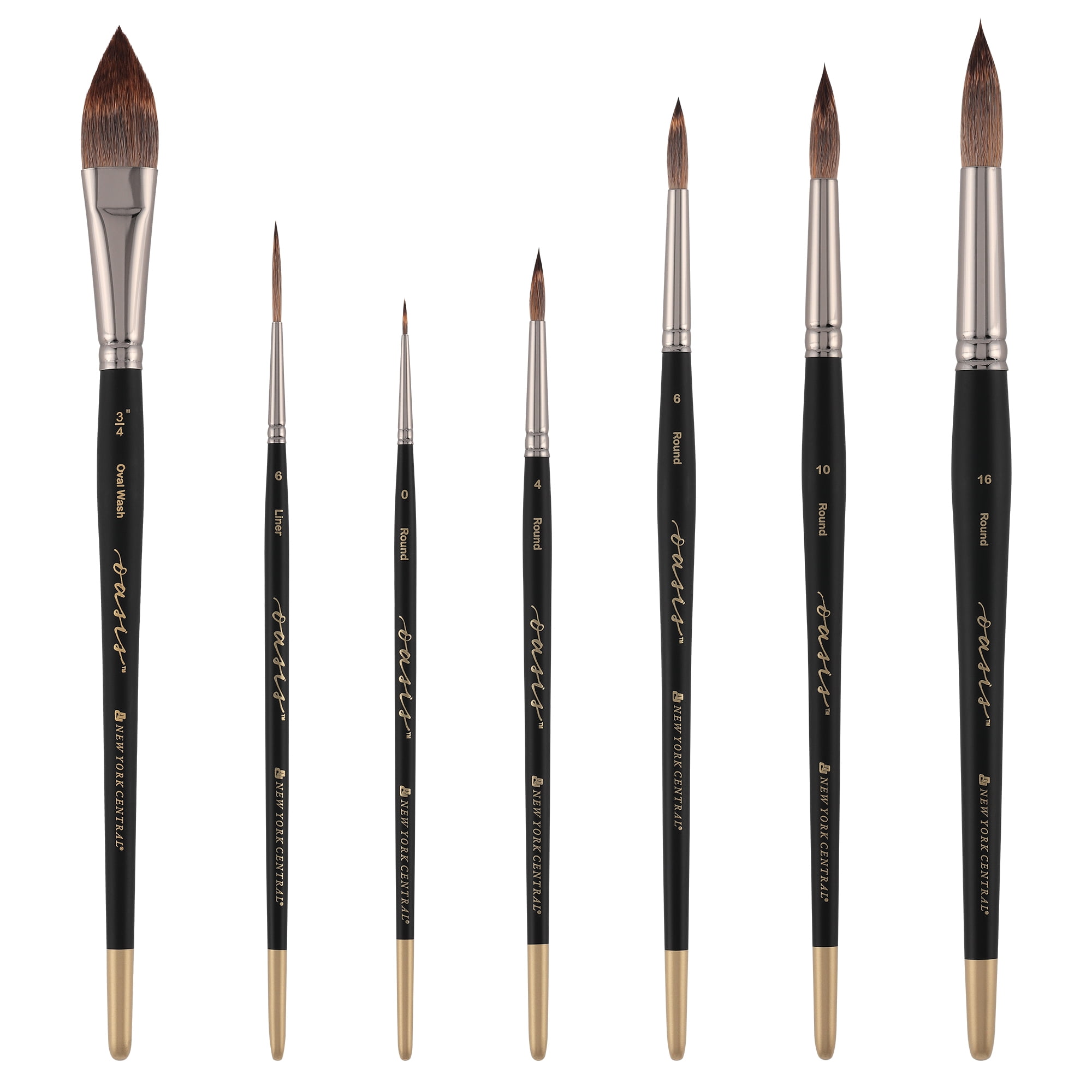 New York Central Oasis Synthetic Premium Brushes - Elite Professional ...