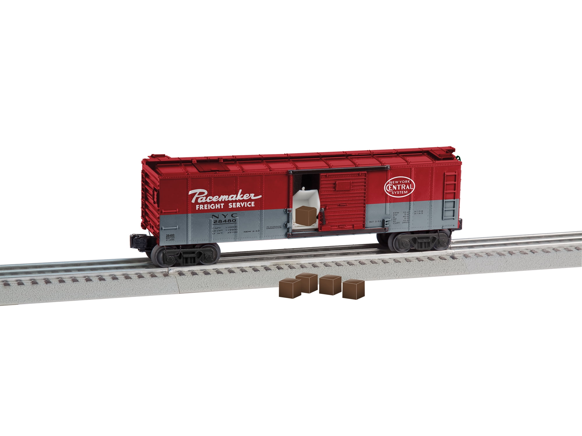 New York Central Pacemaker Merchandise Boxcar - Walmart.com
