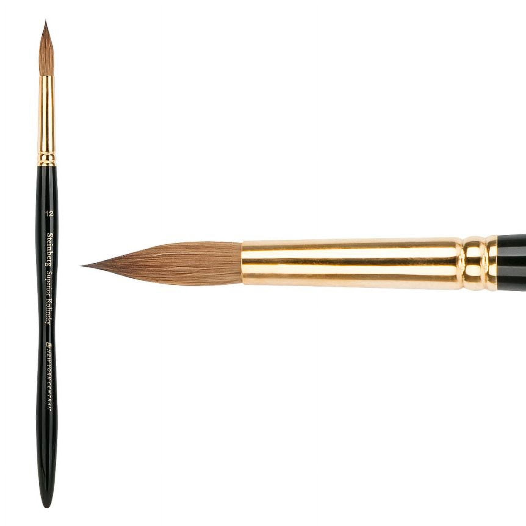New York Central Steinberg Superior Kolinsky Watercolor Paintbrush ...