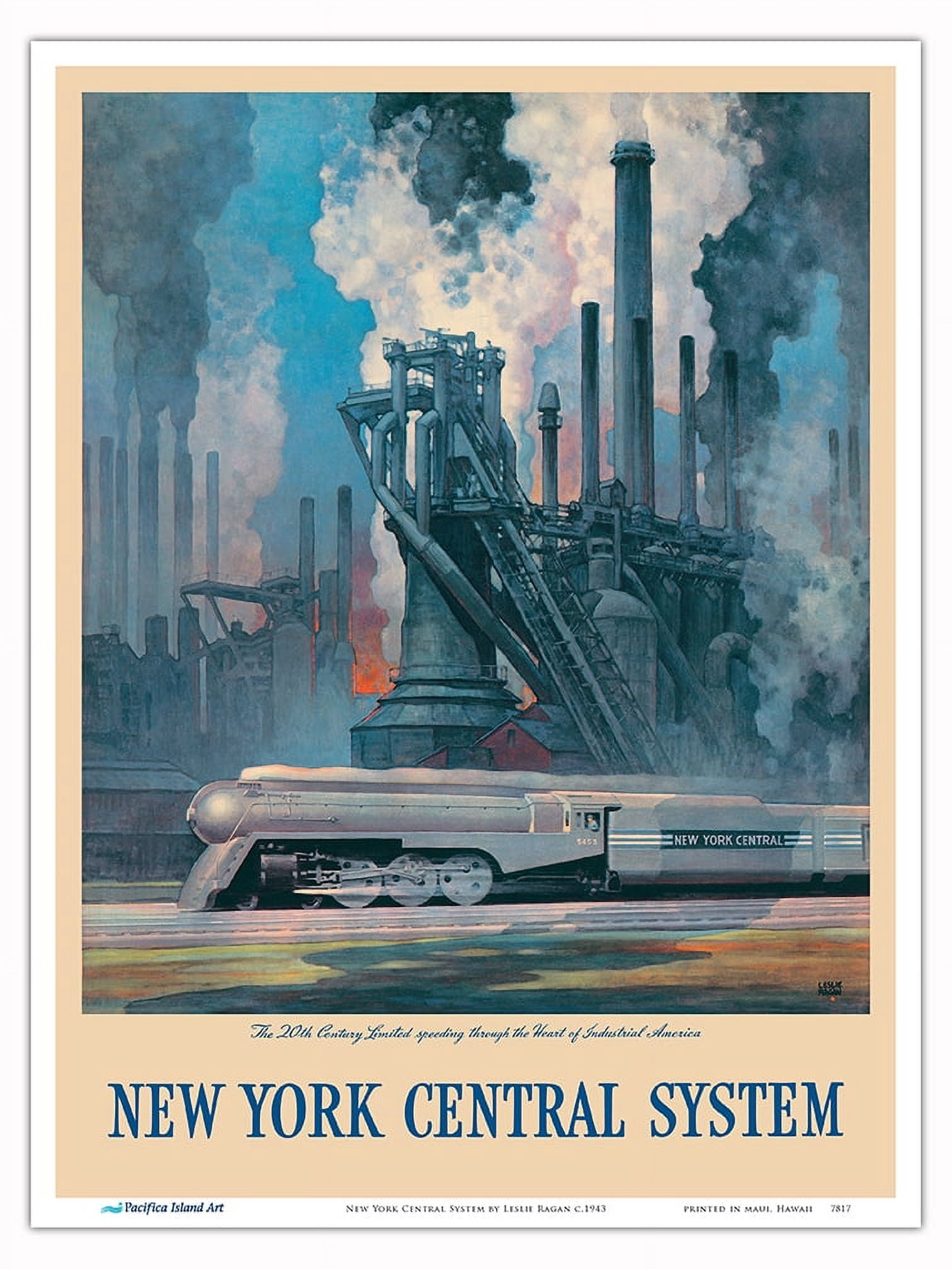 New York Central System - Heart of Industrial America - Vintage ...