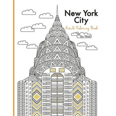 Iconic New York Coloring Book - Paperback - Walmart.com
