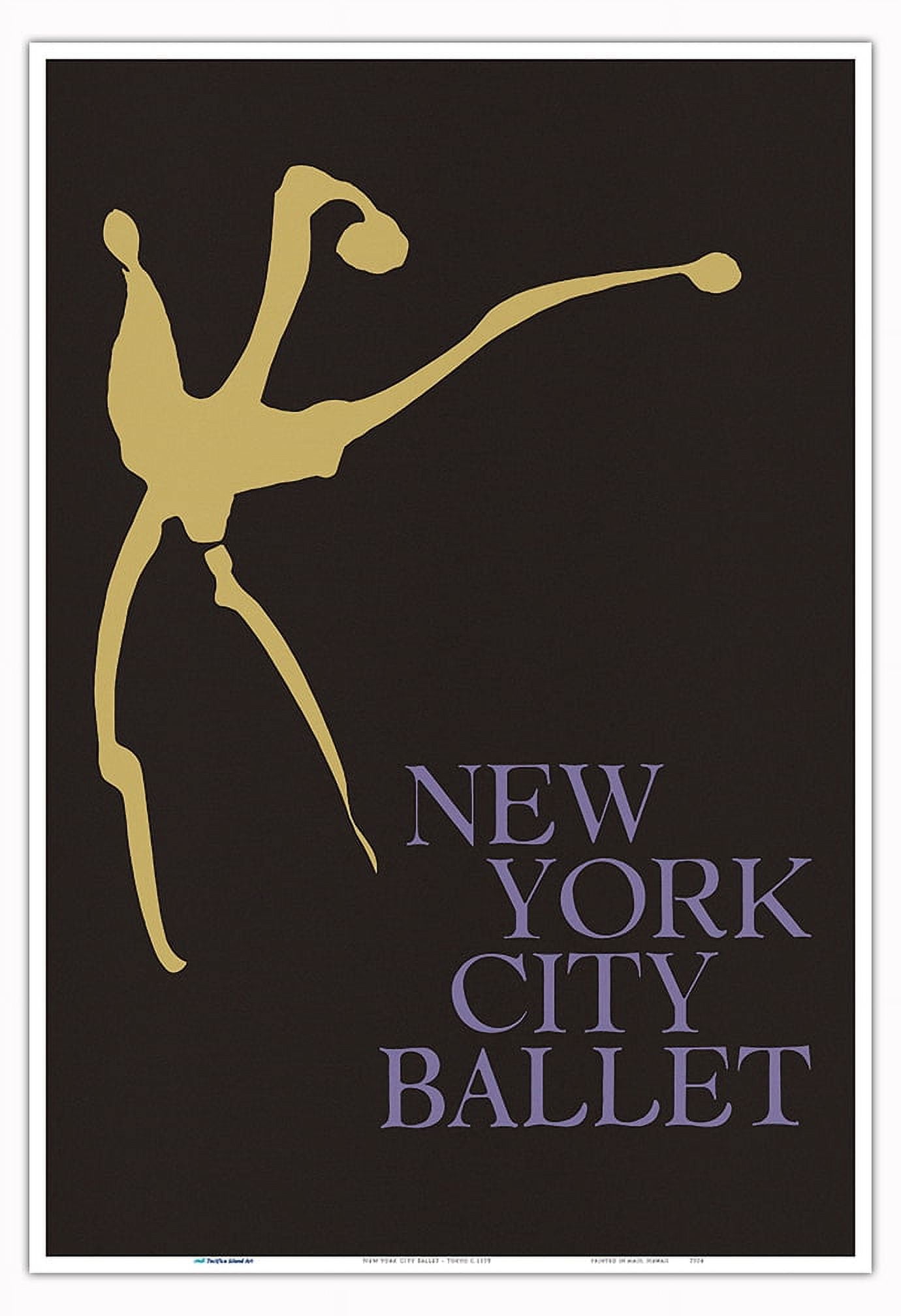 New York City Ballet - Tokyo - Vintage Dance Poster c.1958 - Master Art ...