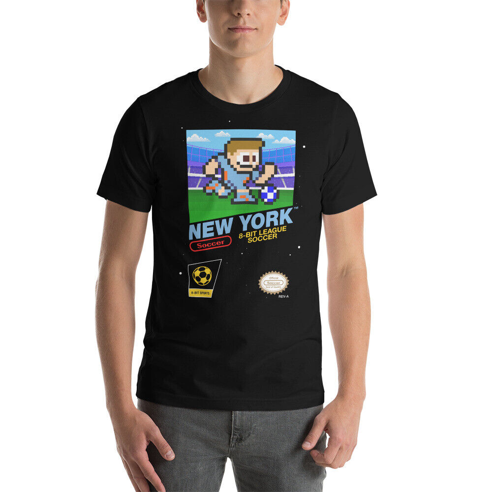New York City Football Club FC 8-bit Retro League Soccer Football Club ...