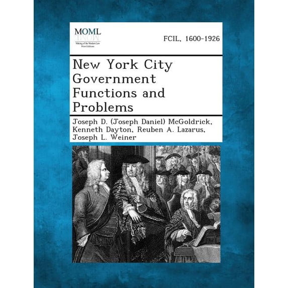 New York City Government Functions and Problems (Paperback) - Walmart.com