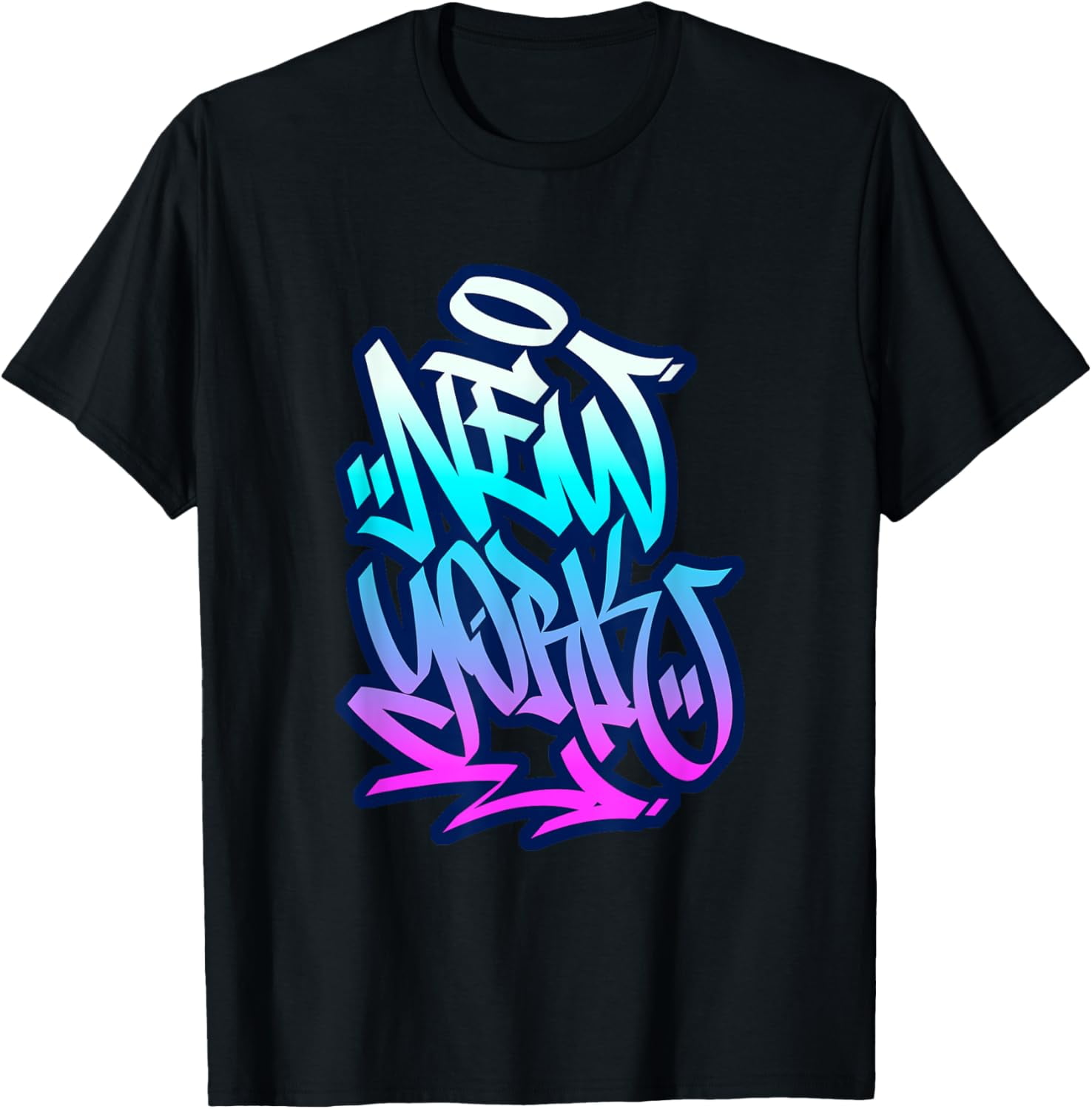 New York City Graffiti Art Style Illustration Graphic Design T-Shirt ...
