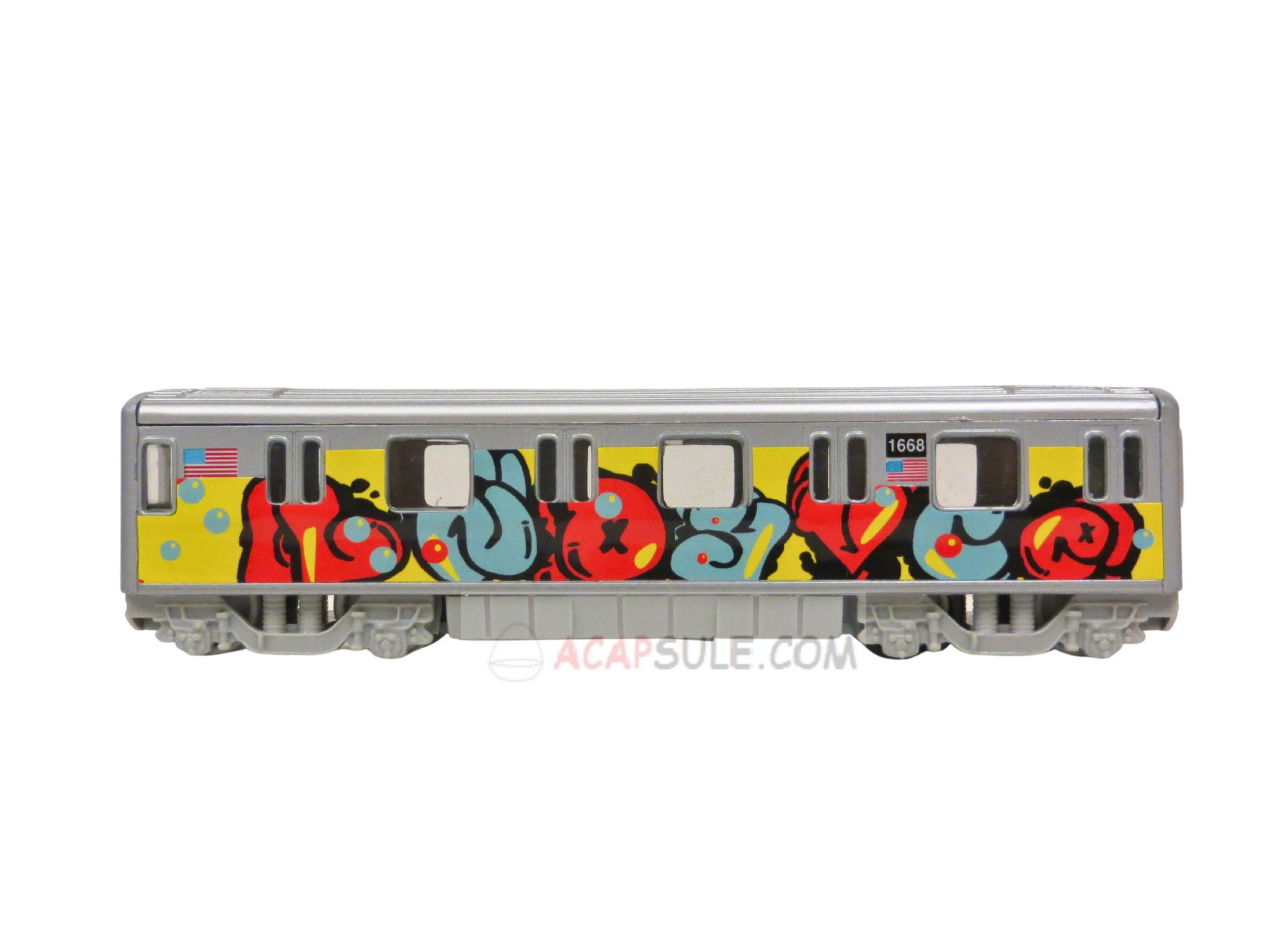 New York City Graffiti Art Version 3 Diecast Subway Pullback Toy 7 ...