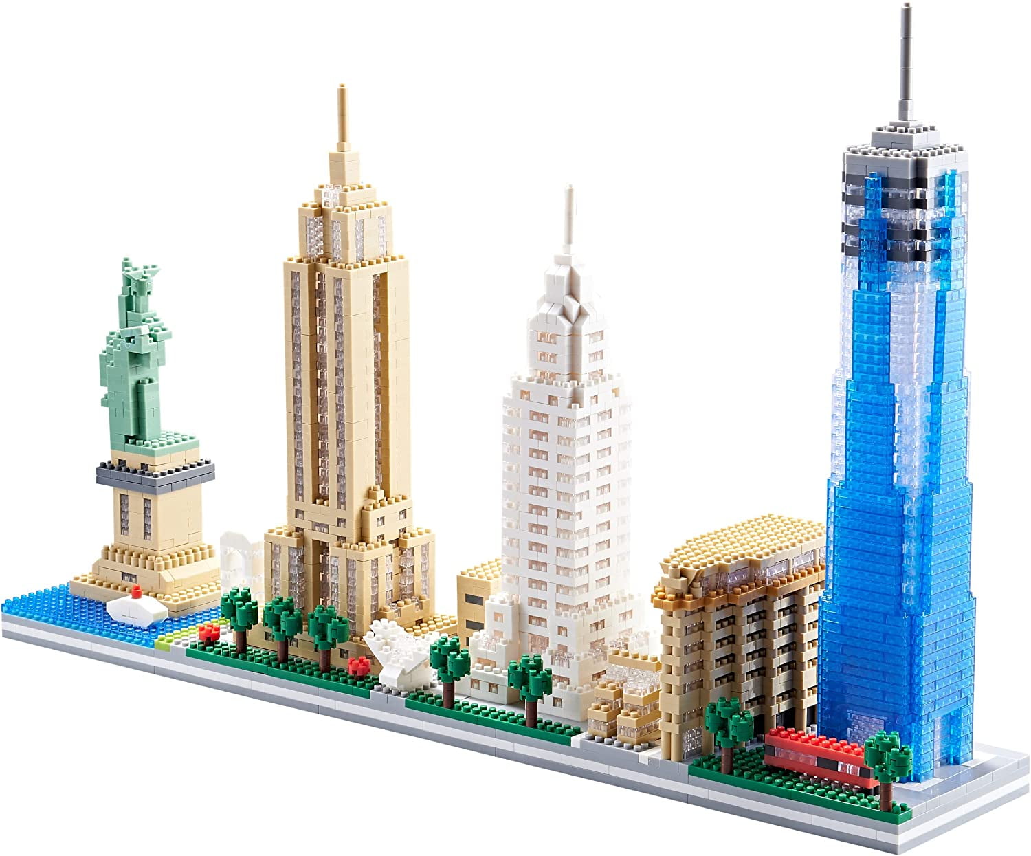 New York City Skyline Model Kit Micro Mini Blocks Building Skylines ...