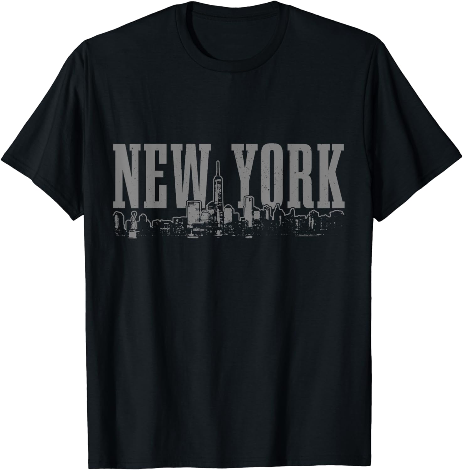 New York City Skyline NY Vintage NYC T-Shirt - Walmart.com