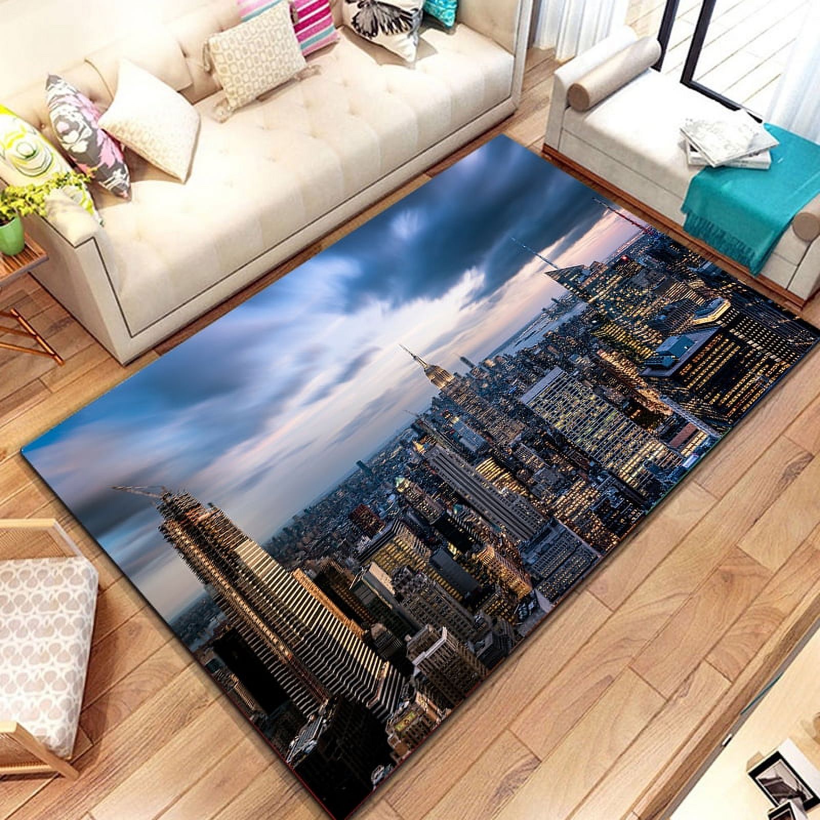 New York City Street View Carpet for Kitchen Bathroom Non-Slip Mat ...
