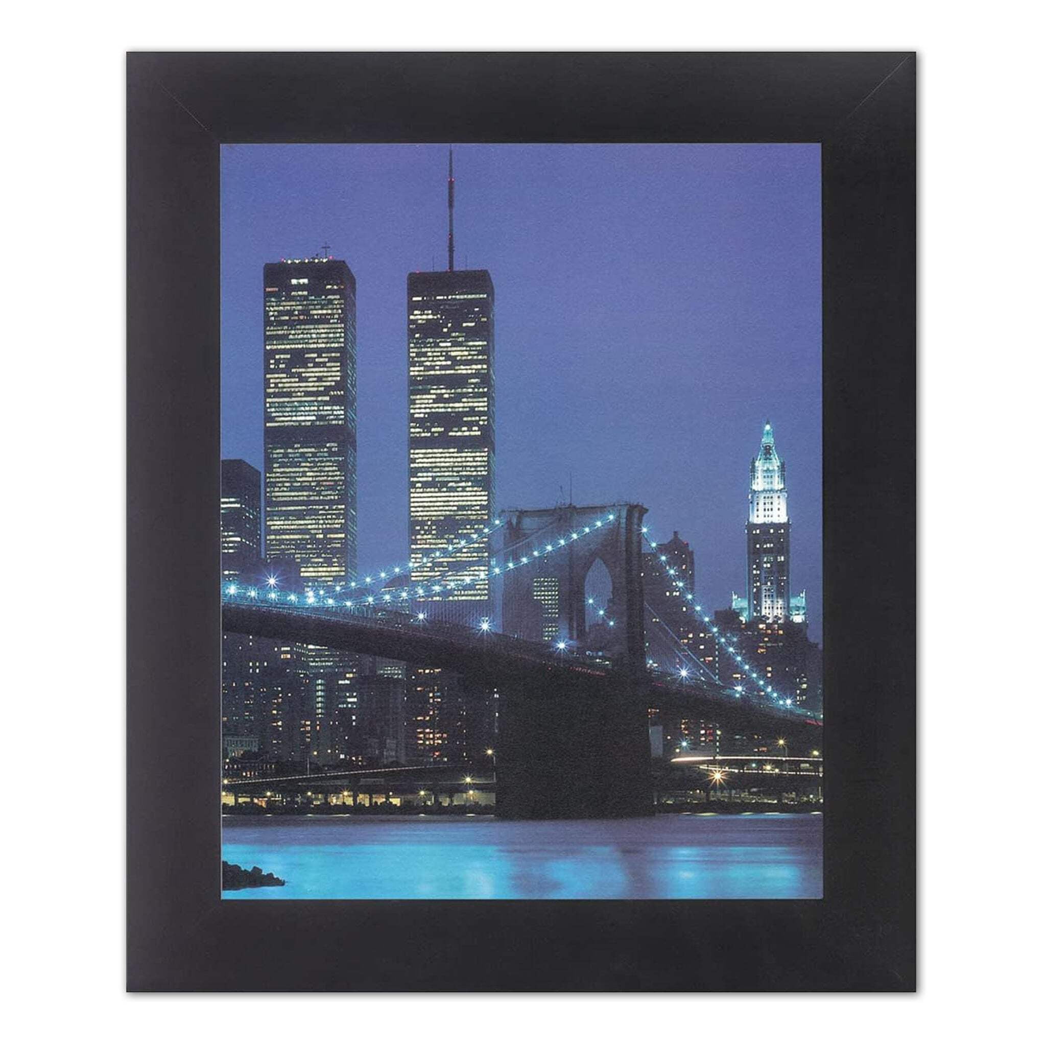 New York City Twin Towers "Never Forget" Evening Skyline Pre-09/11/01 ...
