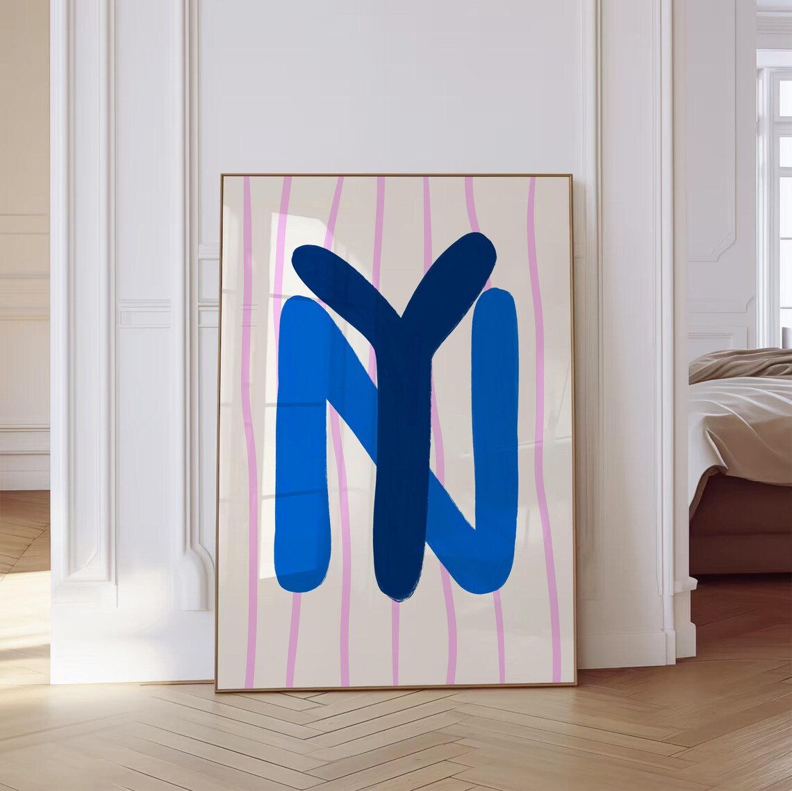 New York City Wall Art, Nyc Print Poster, Ny Preppy Print, Apartment ...