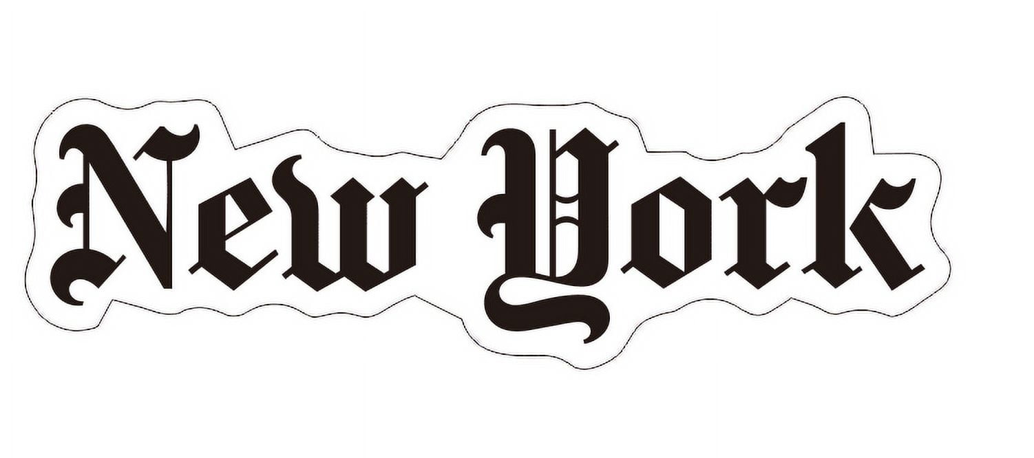 New York Decal Stickers for Car, Scrapbooking, Postcards, Waterbootles ...