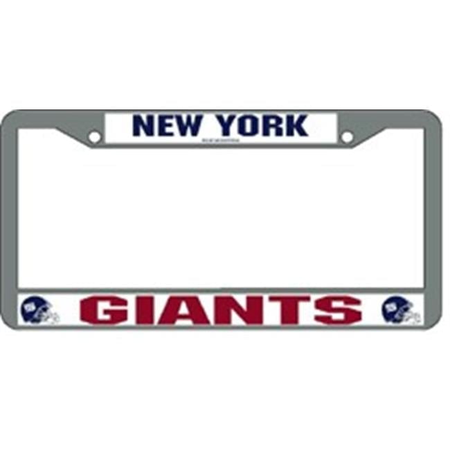 New York Giants License Plate Frame Chrome - Walmart.com