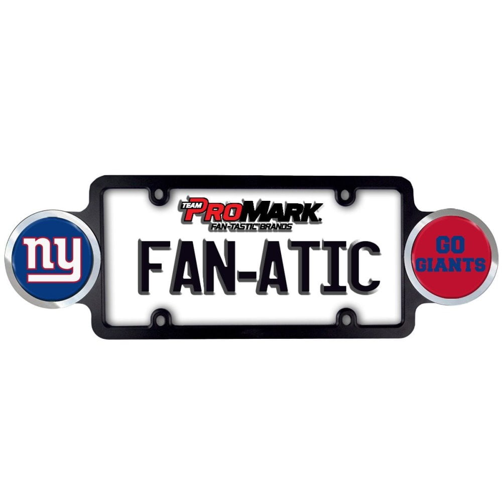 New York - Go Giants - Automotive Vehicle License Plate Frame with Team ...