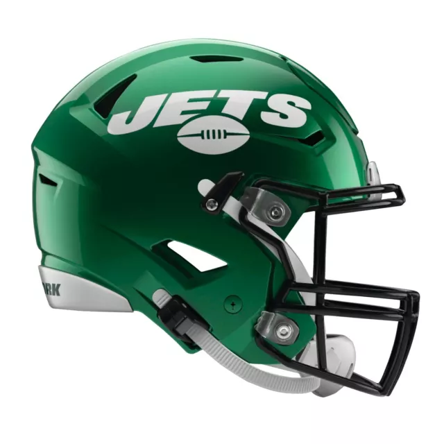 New York Green Football Helmet Sticker Version 2 Baseball Sticker ...