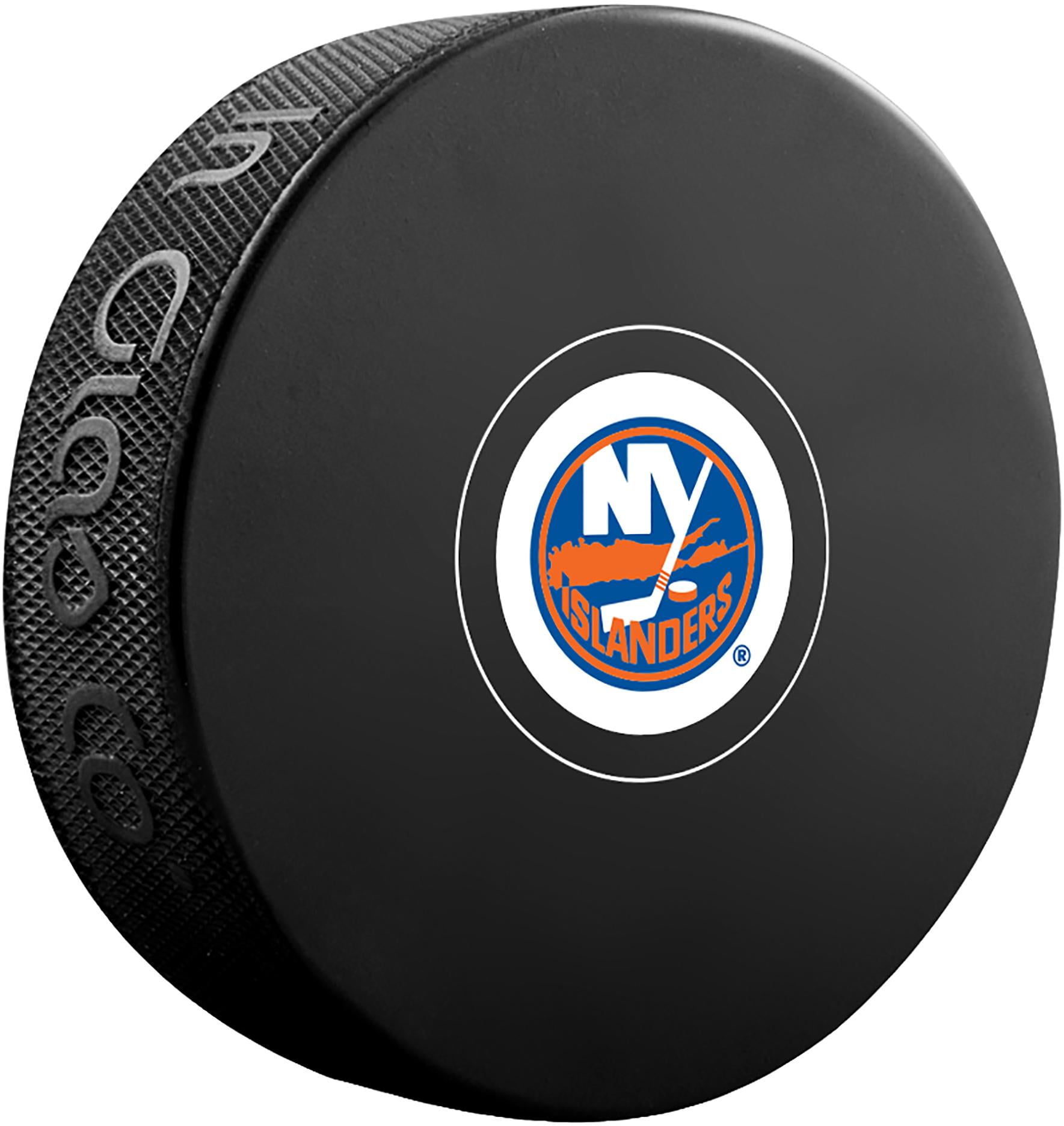 New York Islanders Unsigned InGlasCo Autograph Model Hockey Puck ...