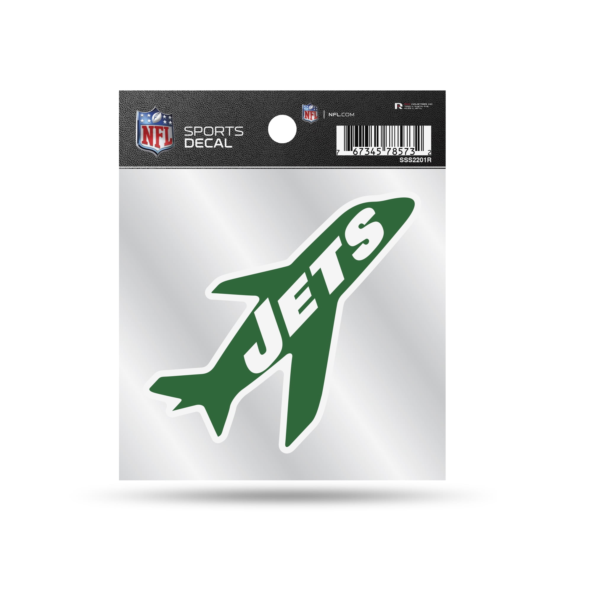 Jets Clear Backer Decal W/ Retro Logo (4"X4") - Walmart.com