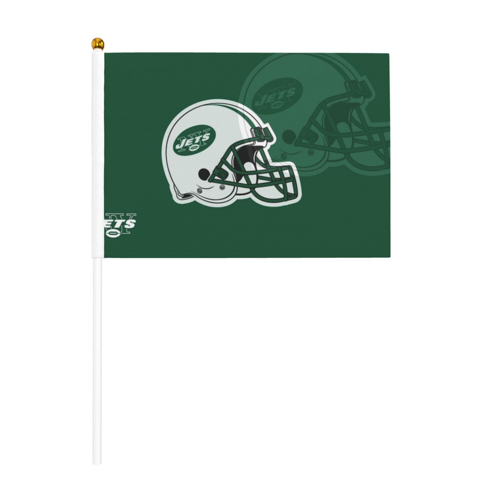 Jets Football Team support double-sided hand-waved flag 5.5x8.2in ...