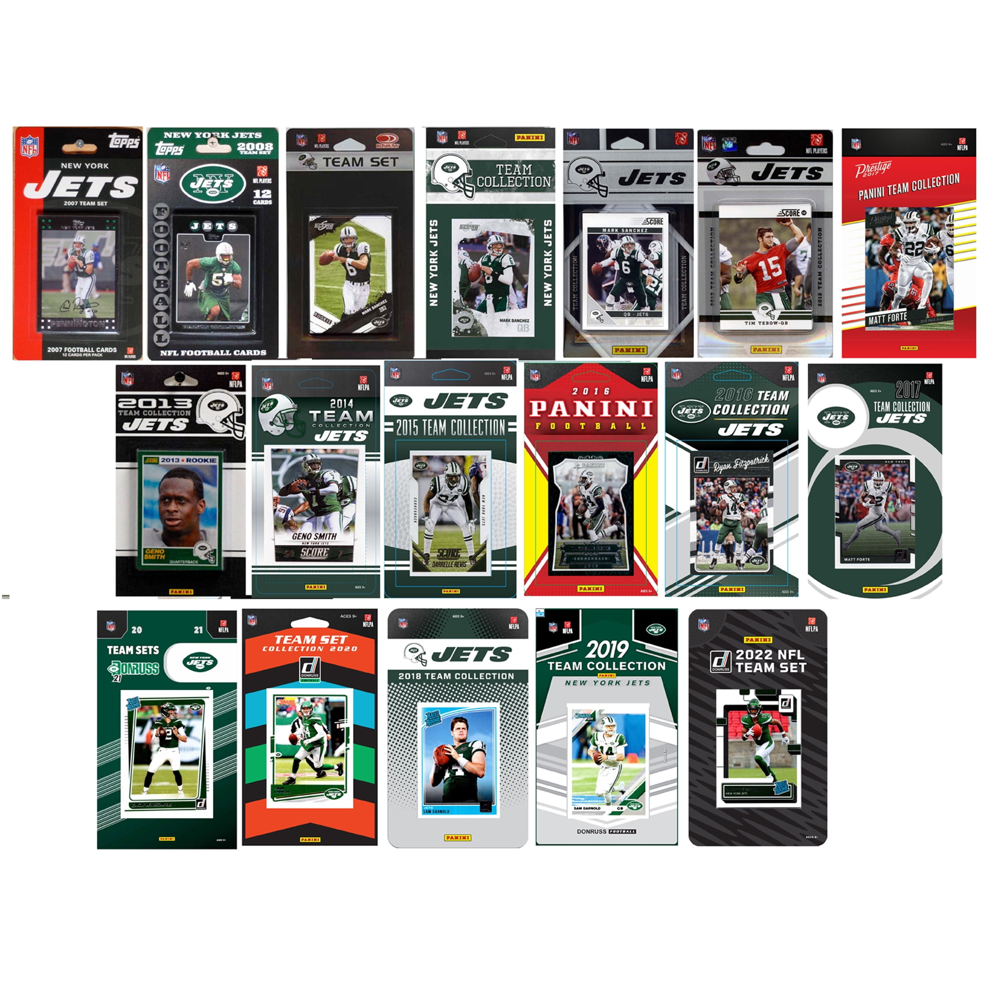 New York Jets Trading Cards Team Sets - Walmart.com