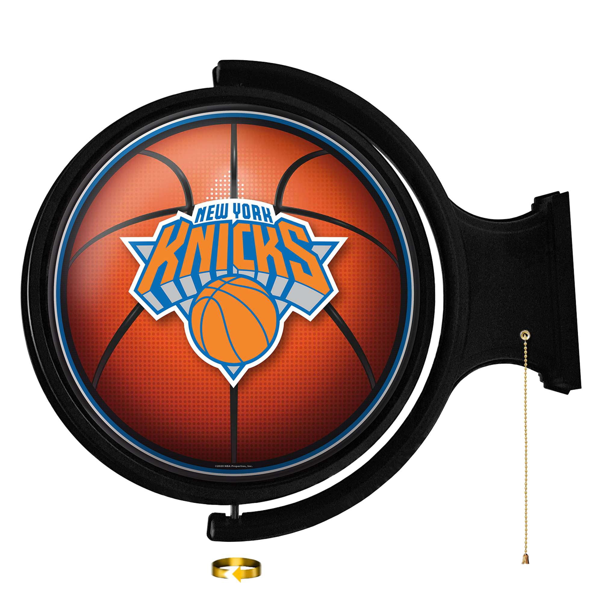 New York Knicks 21'' x 23'' Rotating Lighted Wall Sign - Walmart.com