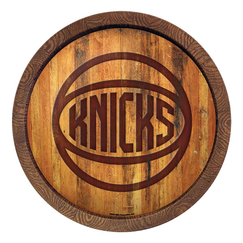 New York Knicks: Logo - "Faux" Barrel Top Sign - Walmart.com