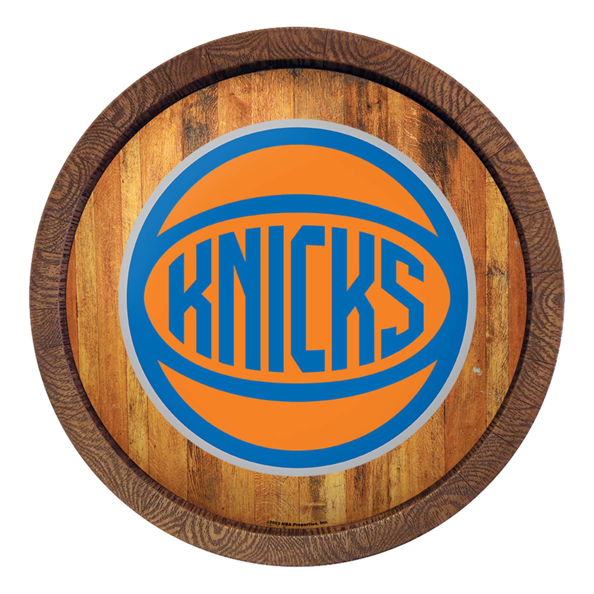 New York Knicks 20.25'' Faux Barrel Top Sign - Walmart.com