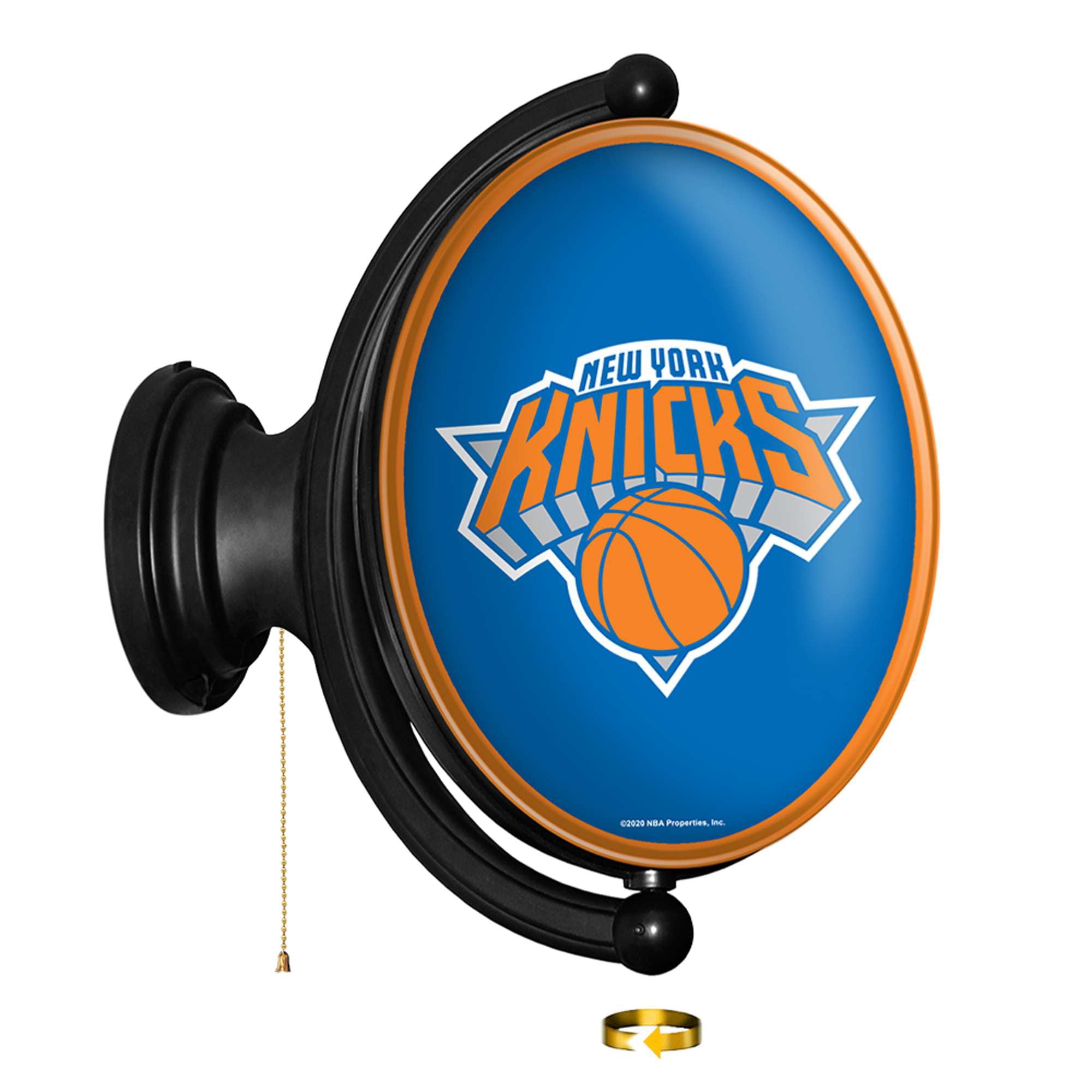 New York Knicks 21'' x 23'' Rotating Lighted Wall Sign - Walmart.com