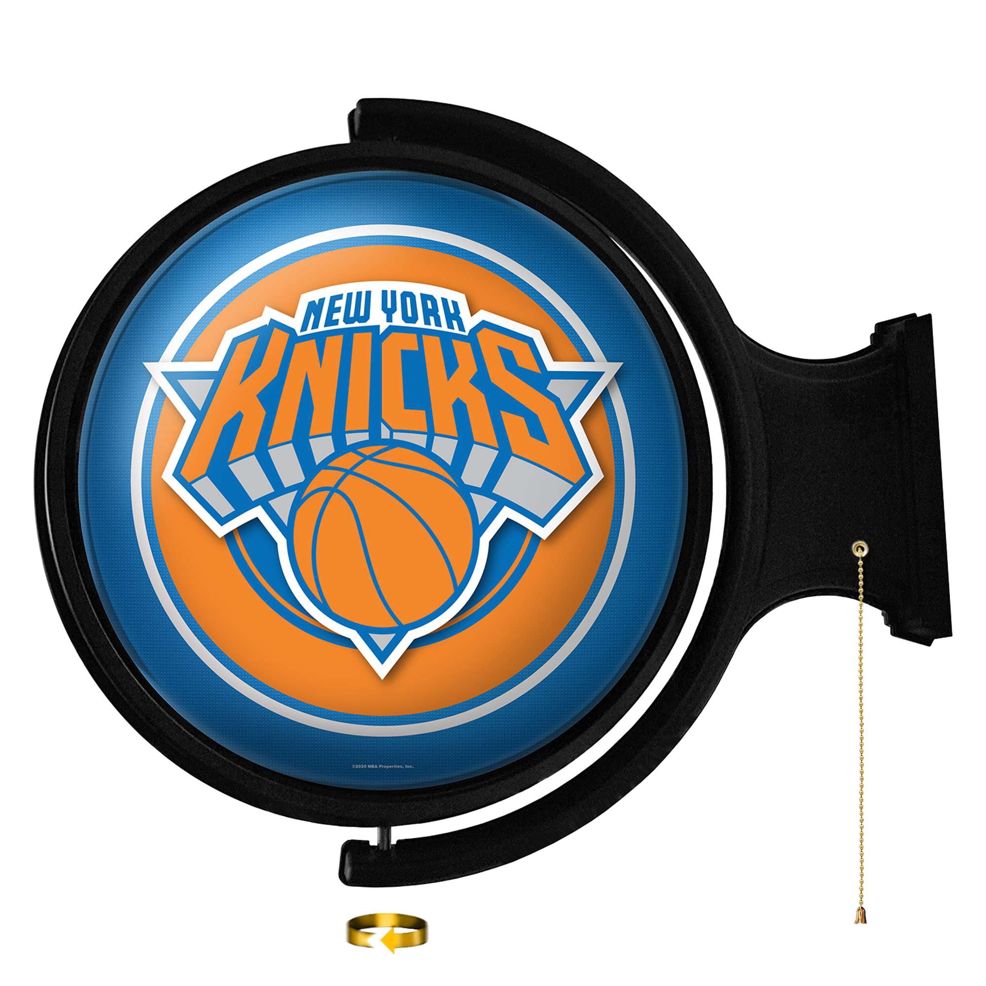 New York Knicks 21'' x 23'' Rotating Lighted Wall Sign - Walmart.com