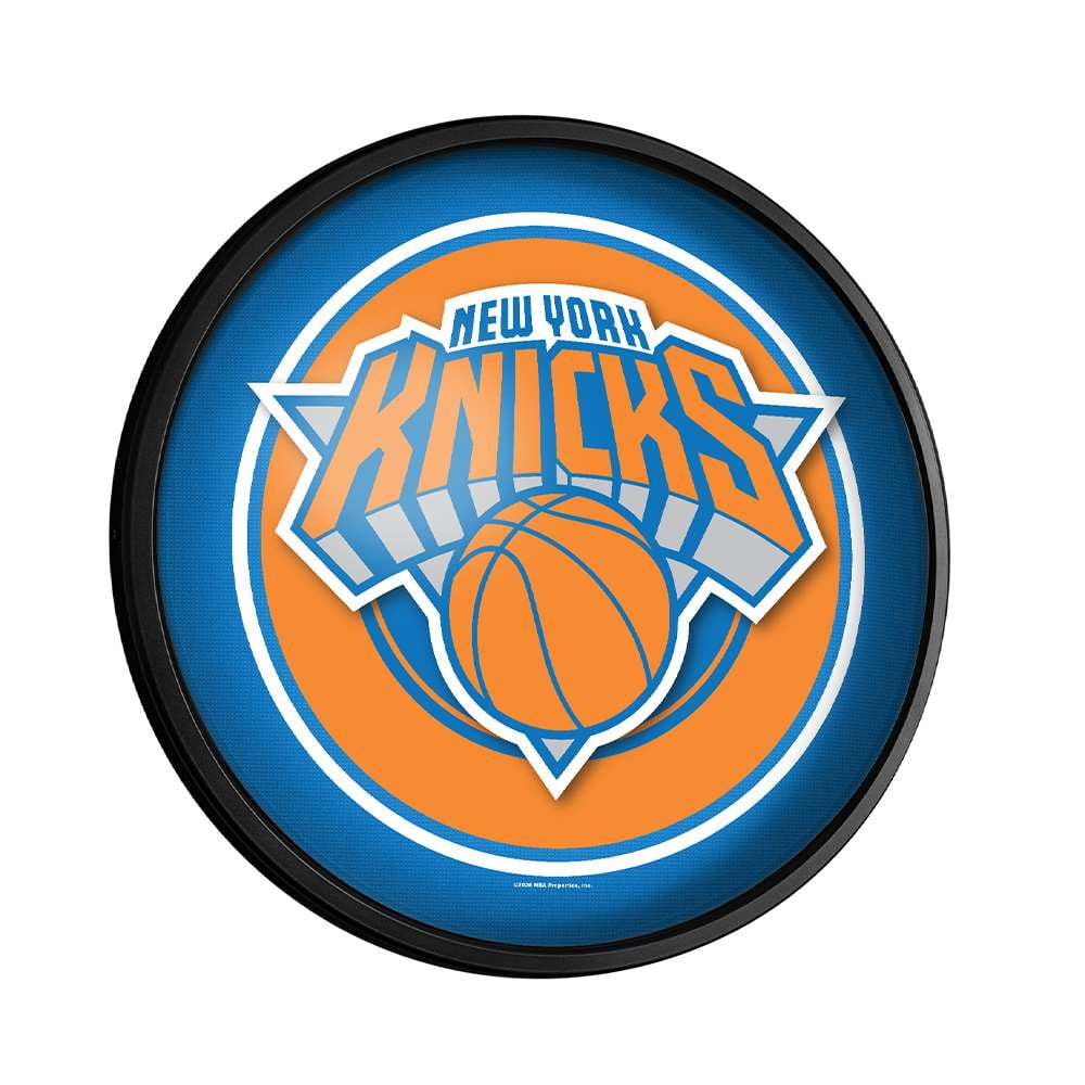 New York Knicks: Round Slimline Lighted Wall Sign - Walmart.com