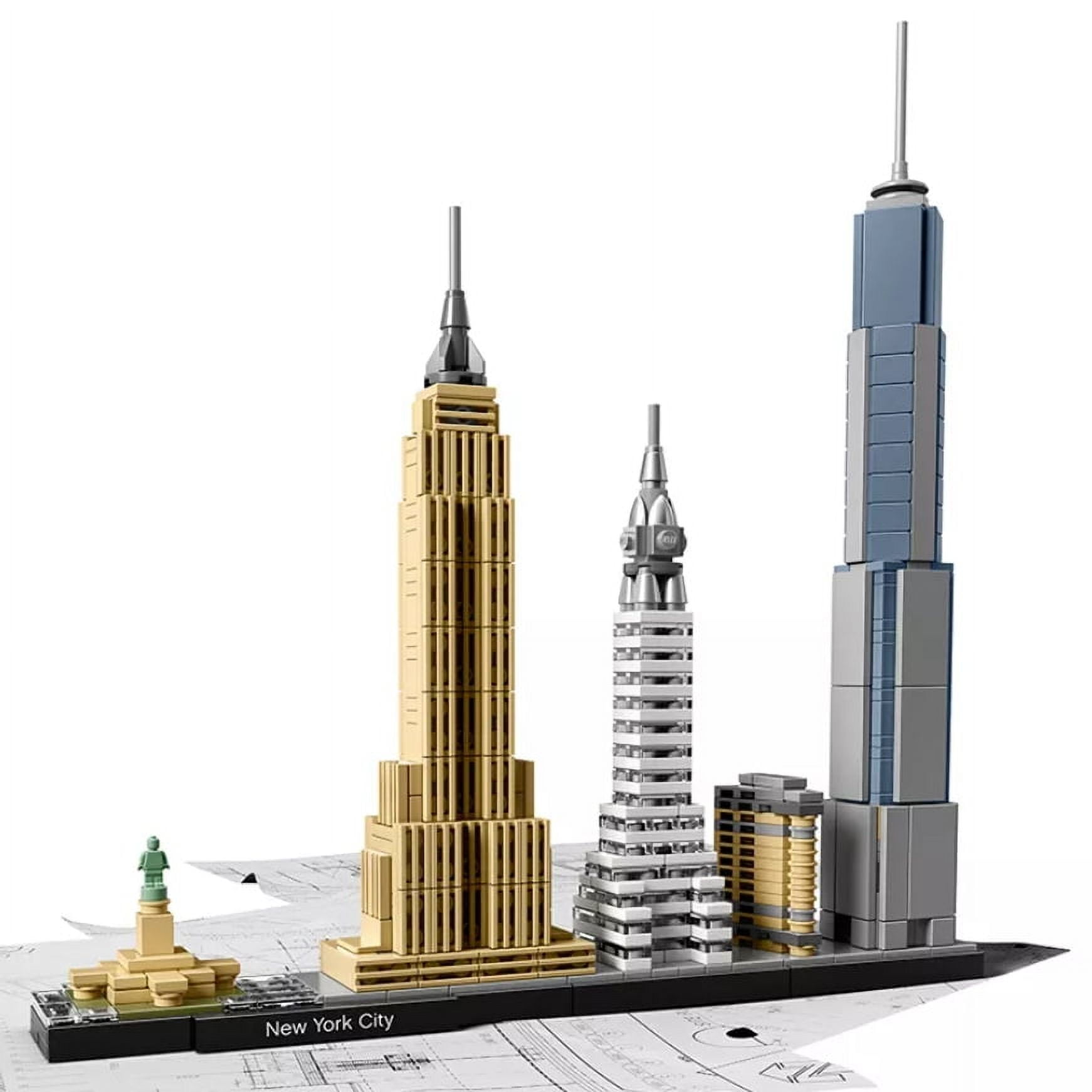 New York London Pairs Dubai Lanmark City Skyline Building Blocks 21052 ...